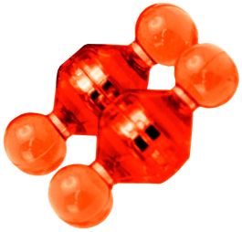 Apex Magnets | Magnet Pins - Jewel - Medium - Orange - Neodymium